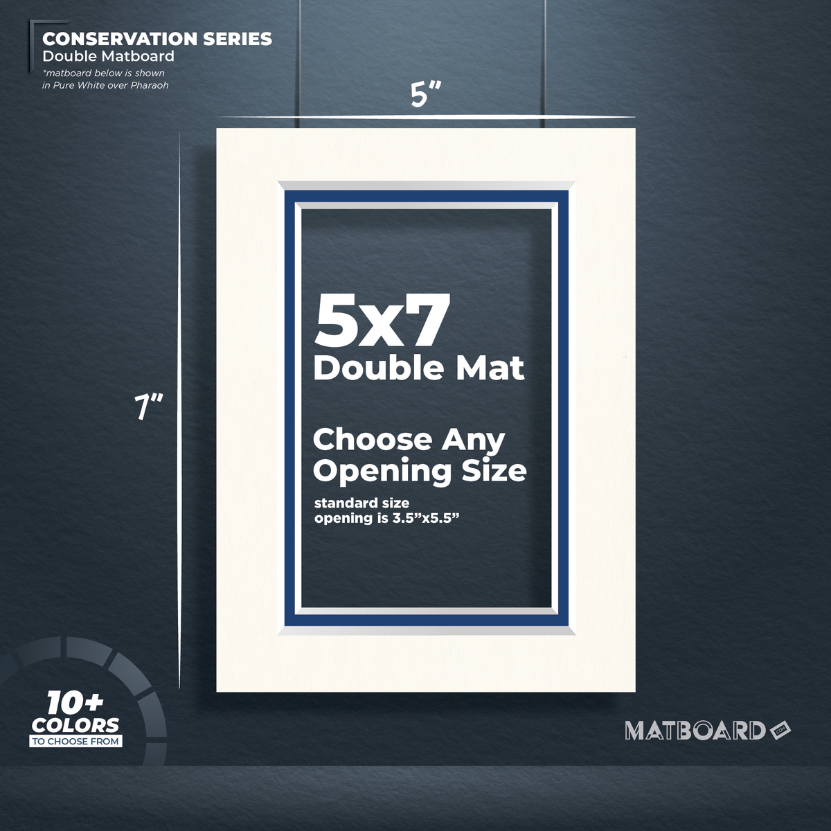Conservation Double Mat Boards For Photos & Art | Double Mats ...