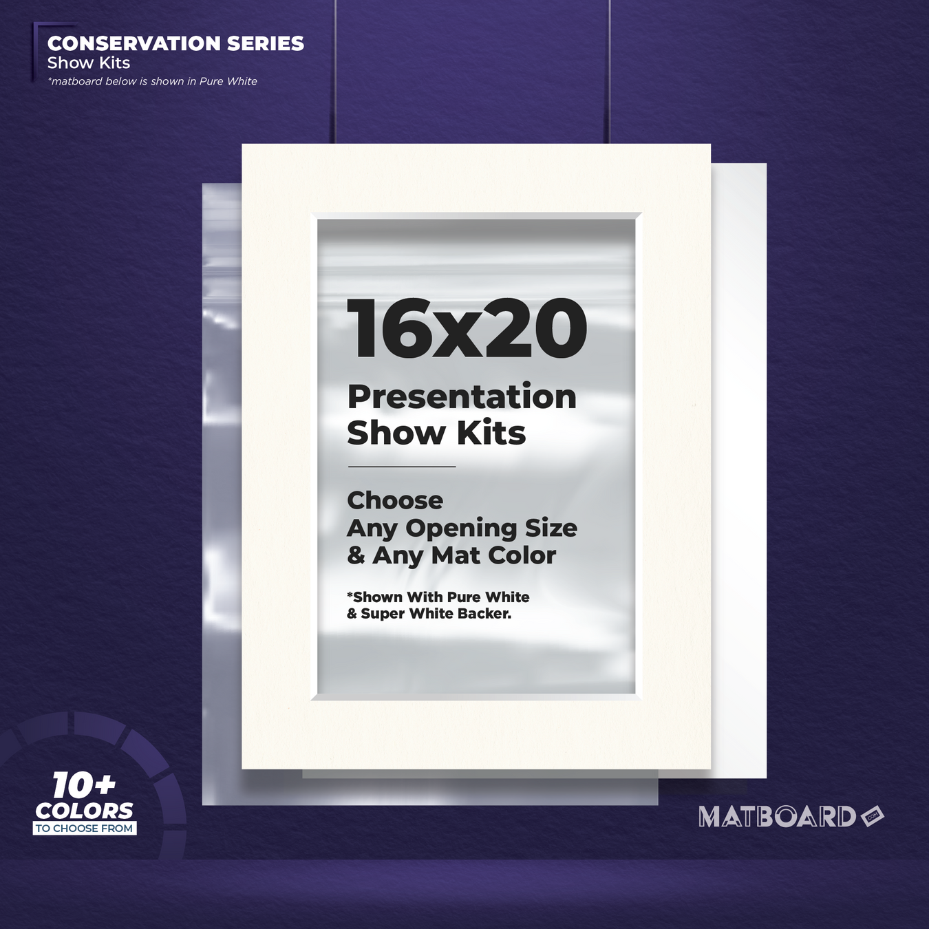 Art Presentation Show Kits | Acid-Free Conservation Mat Boards ...