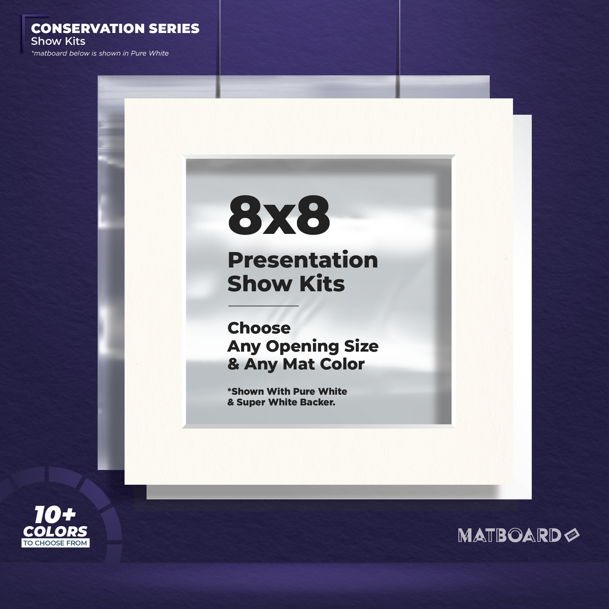 8x8 Conservation Show Kit – Matboarddotcom