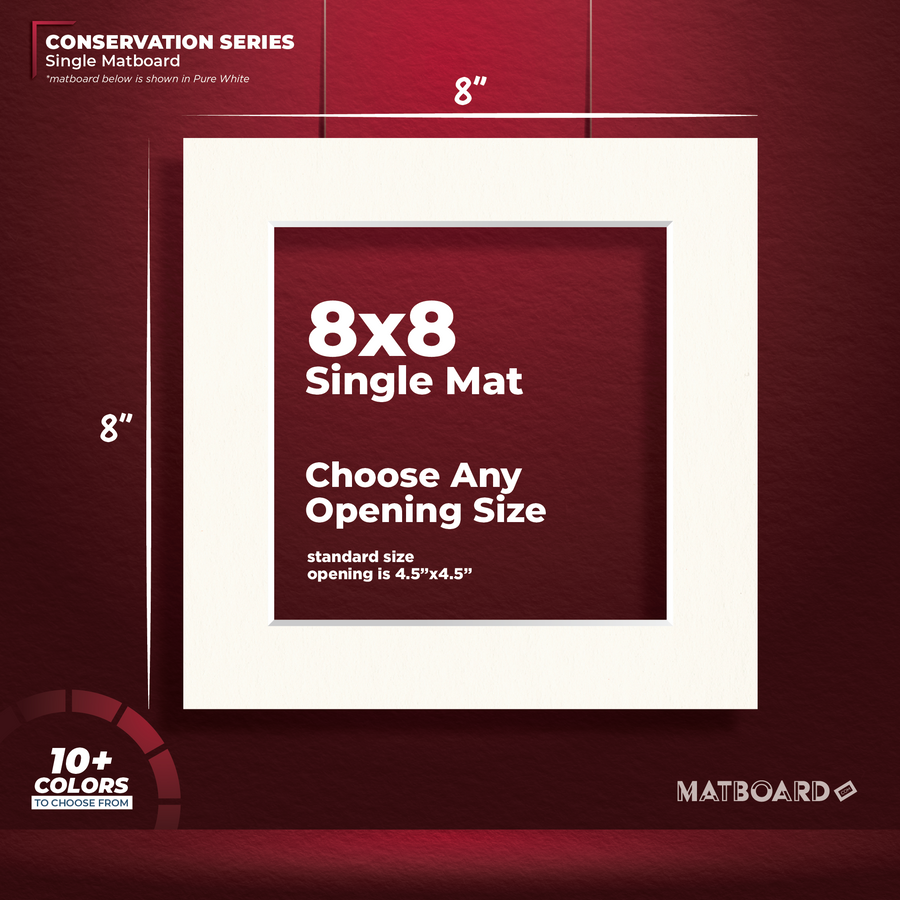 Single Conservation Matboard | Matboard – Matboarddotcom