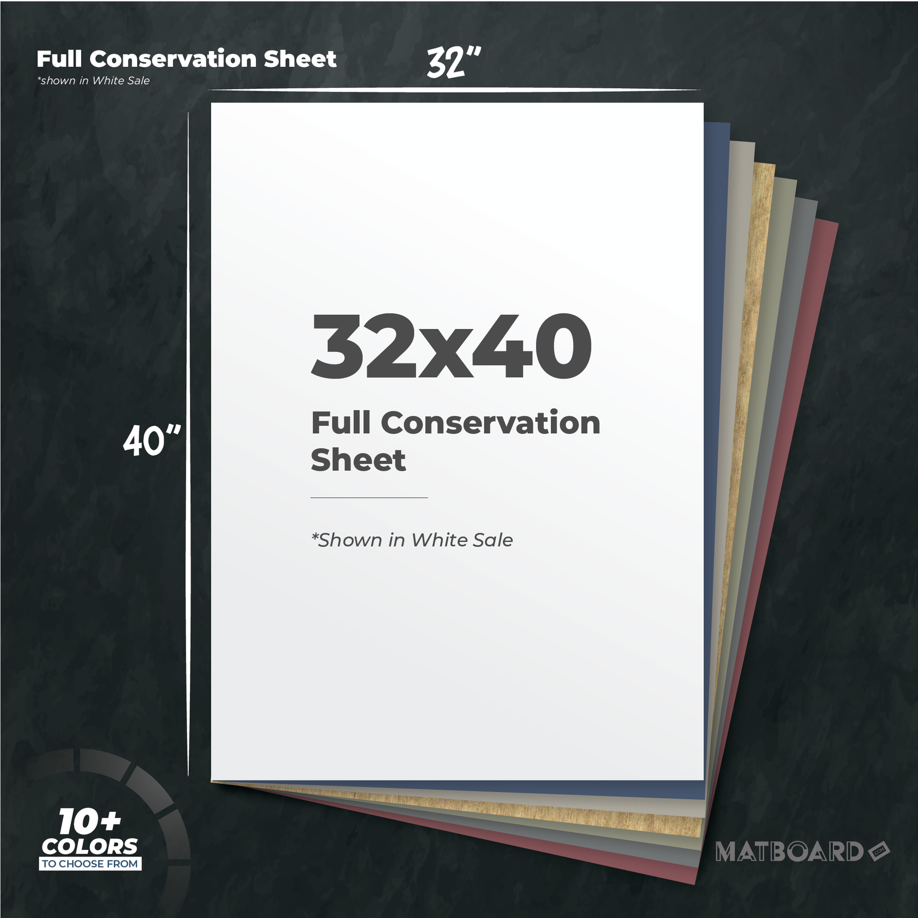 Full Conservation and Matboard Sheets | Matboard – Matboarddotcom