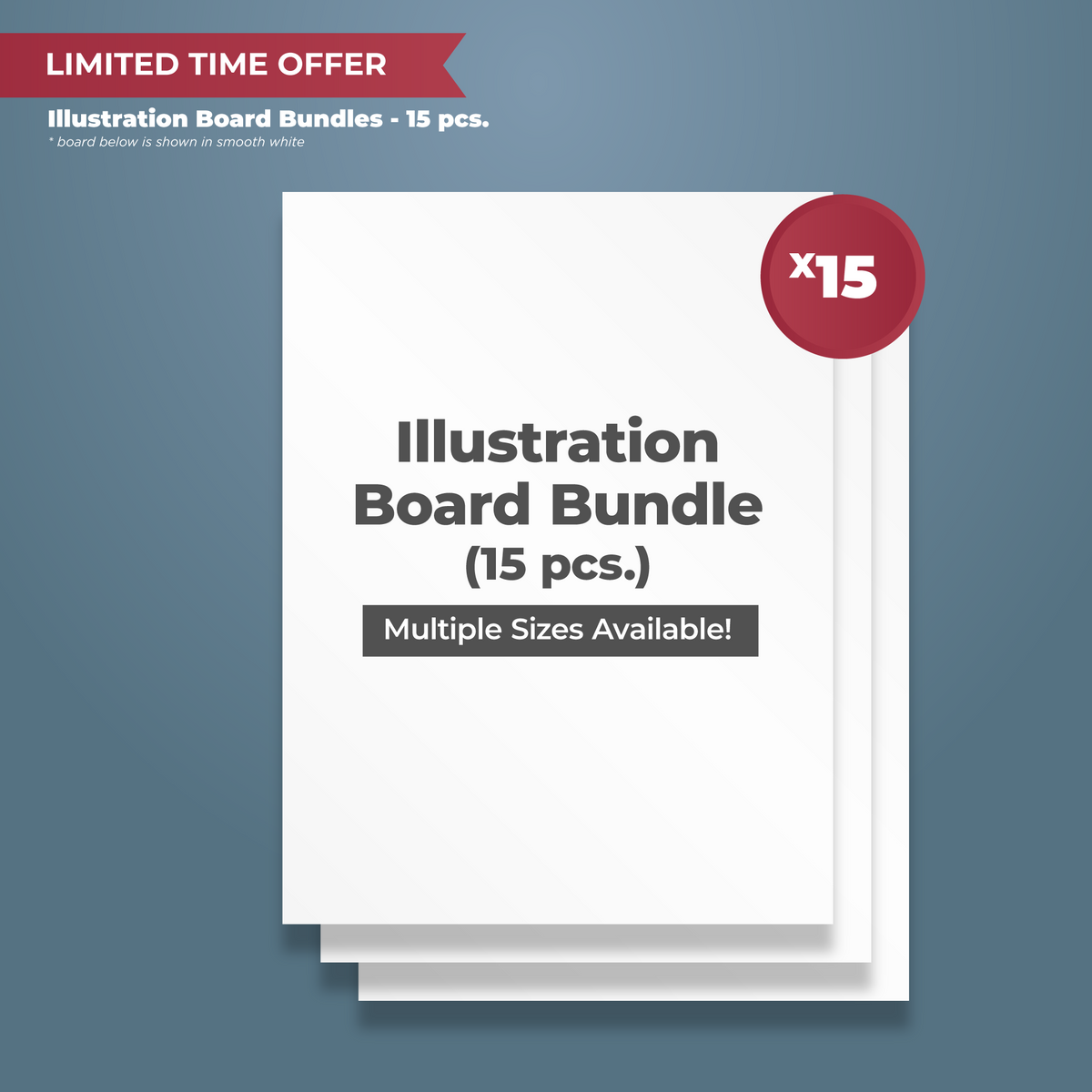 Illustration Board Bundle (15 Pack) LIMITED TIME OFFER – Matboarddotcom