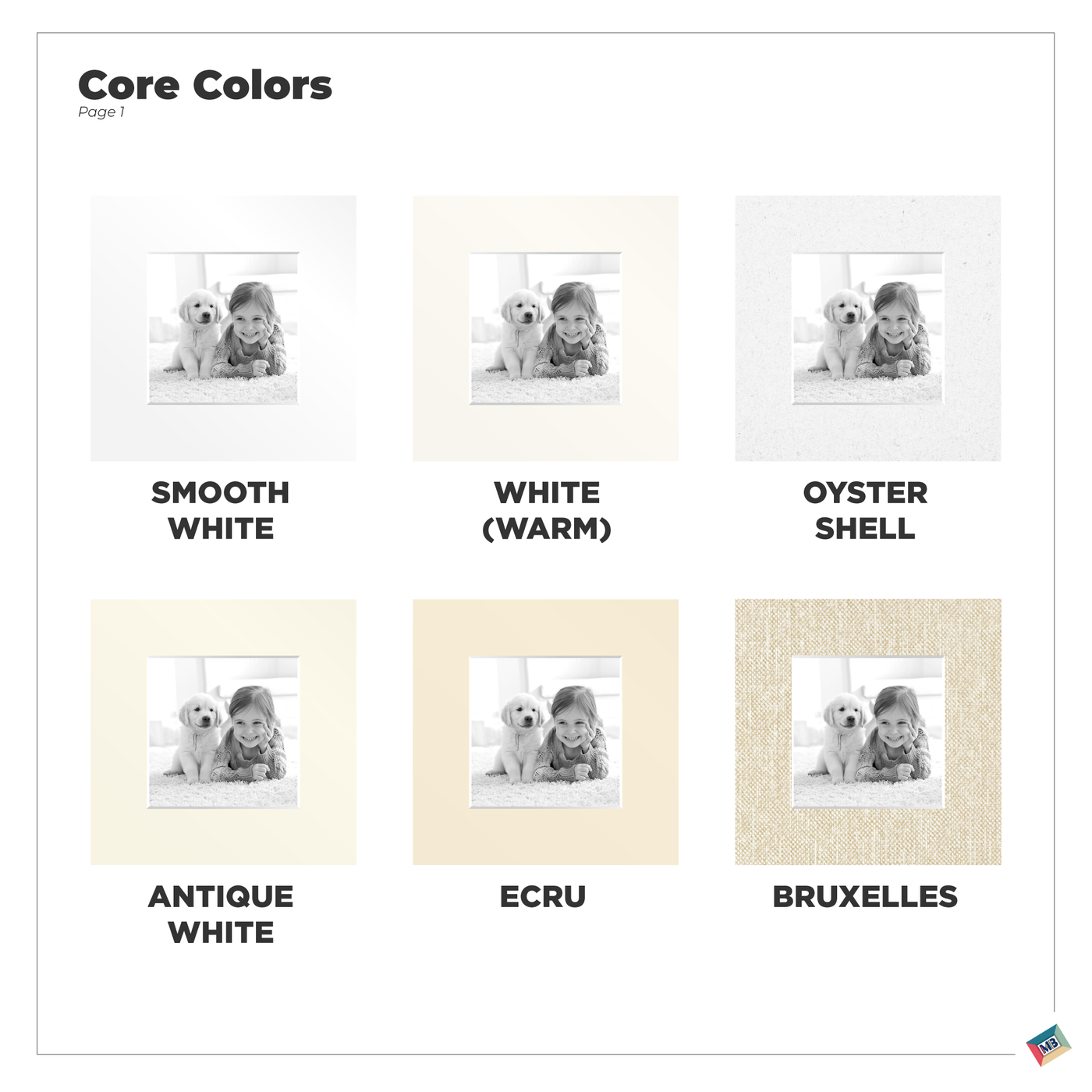 12x12 Premium Single Matboard – Matboarddotcom