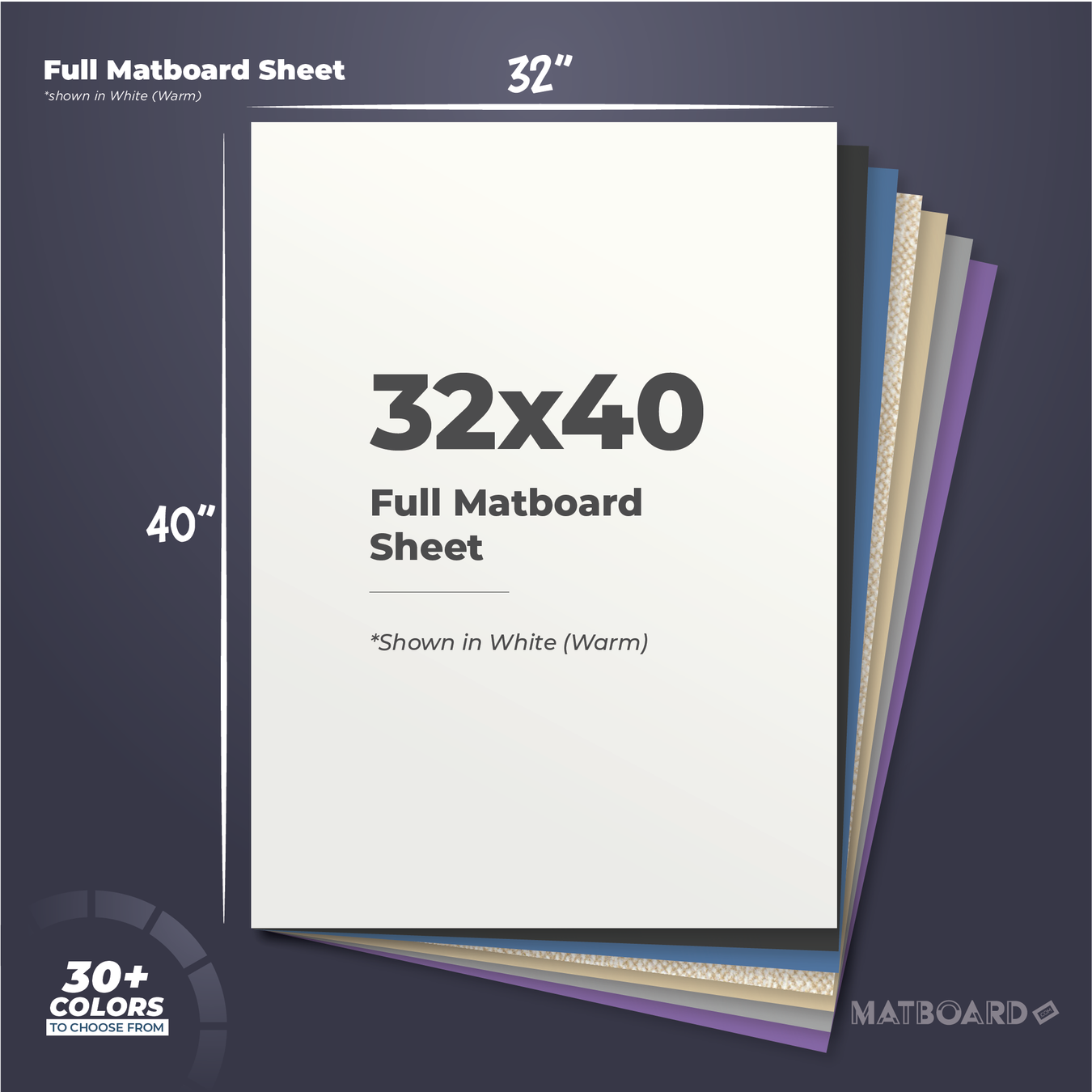 Full Conservation and Matboard Sheets | Matboard – Matboarddotcom