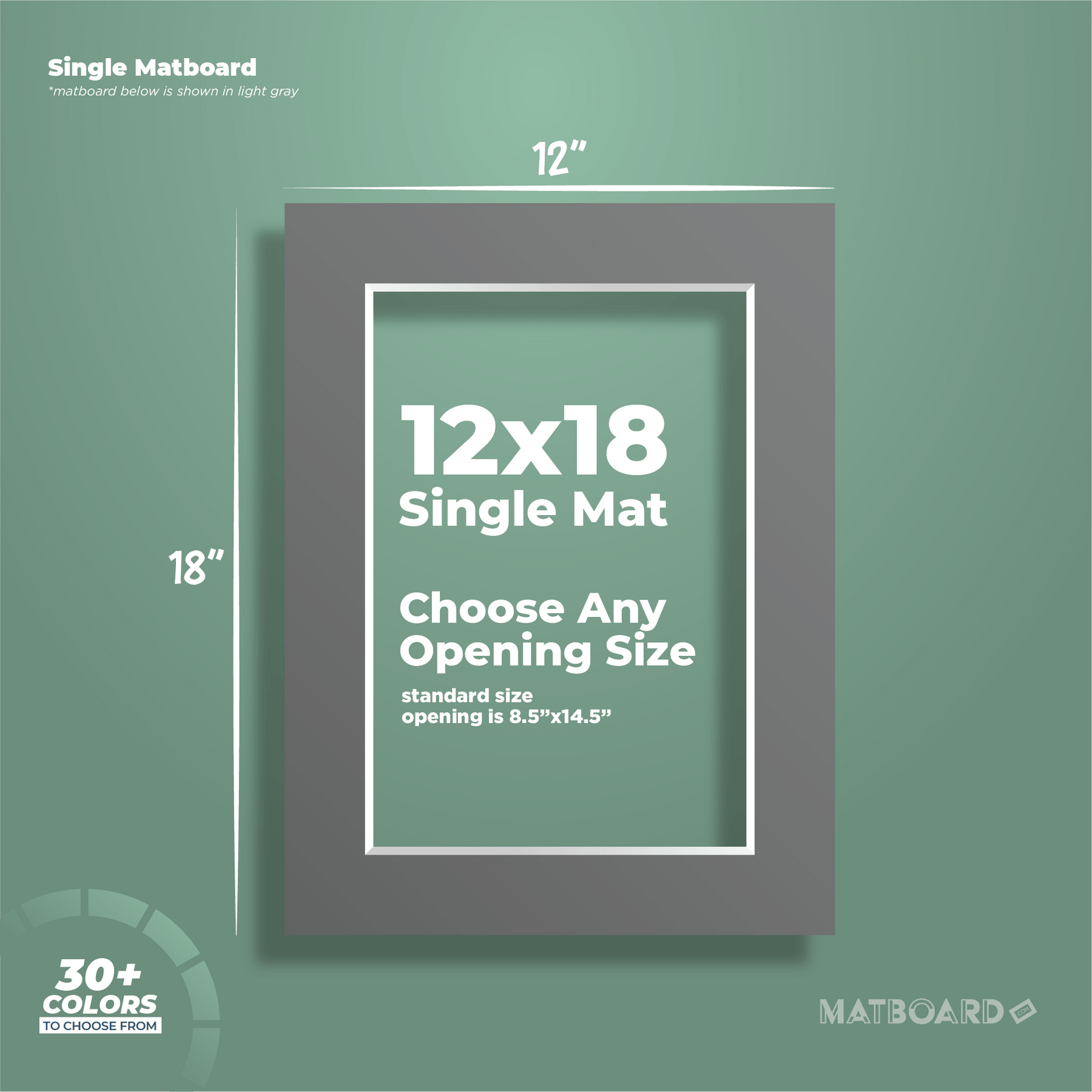 Custom Cut Matboard | Custom Matting – Matboarddotcom